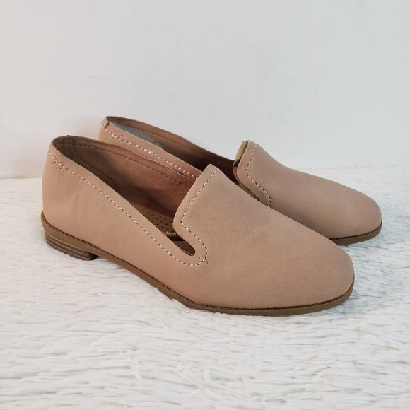 Clarks | Shoes | Nwob Clarks Sz 85 W Womens Praline Leather Slip On ...